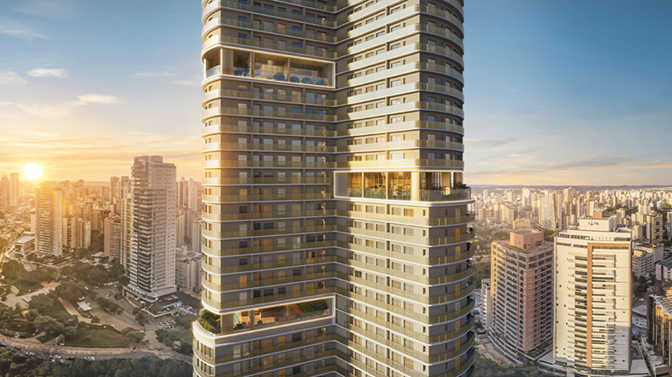Goiânia ganha novo prédio compacto de luxo com resort particular ...